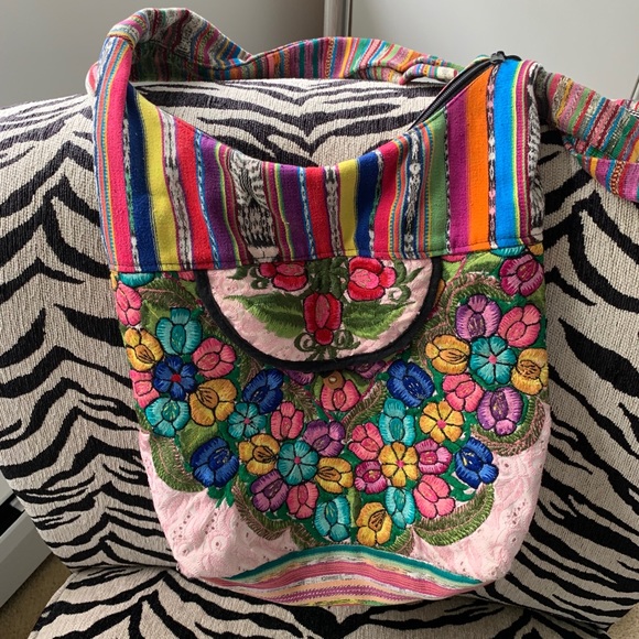 Bags | Costa Rican Embroidered Bag | Poshmark